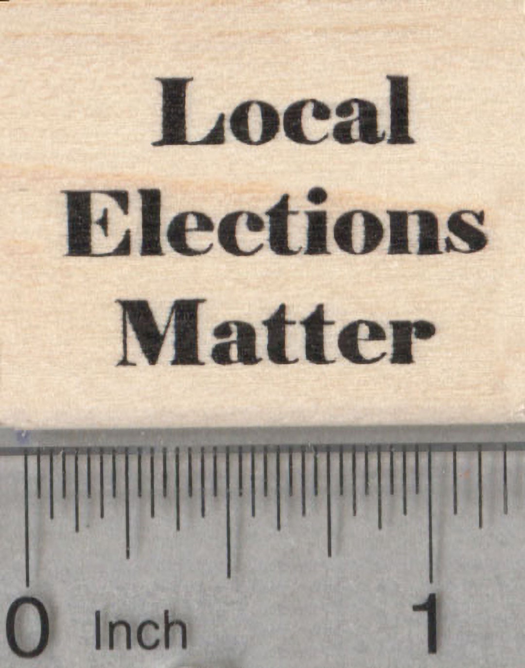 Vote Rubber Stamp, Local Elections Matter D38612 Wood Mounted - Etsy