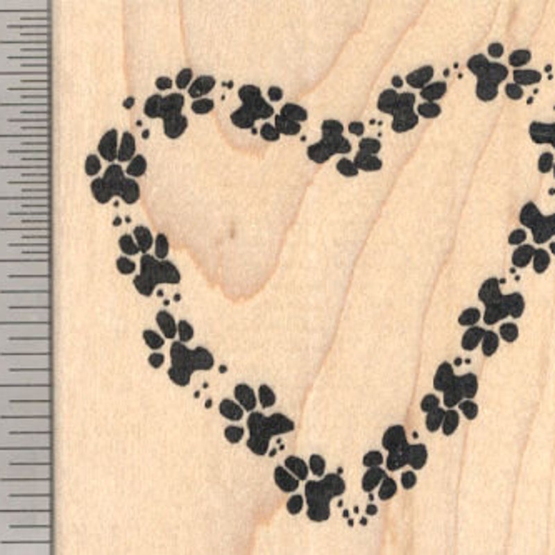 Paw Print Stamps - Etsy