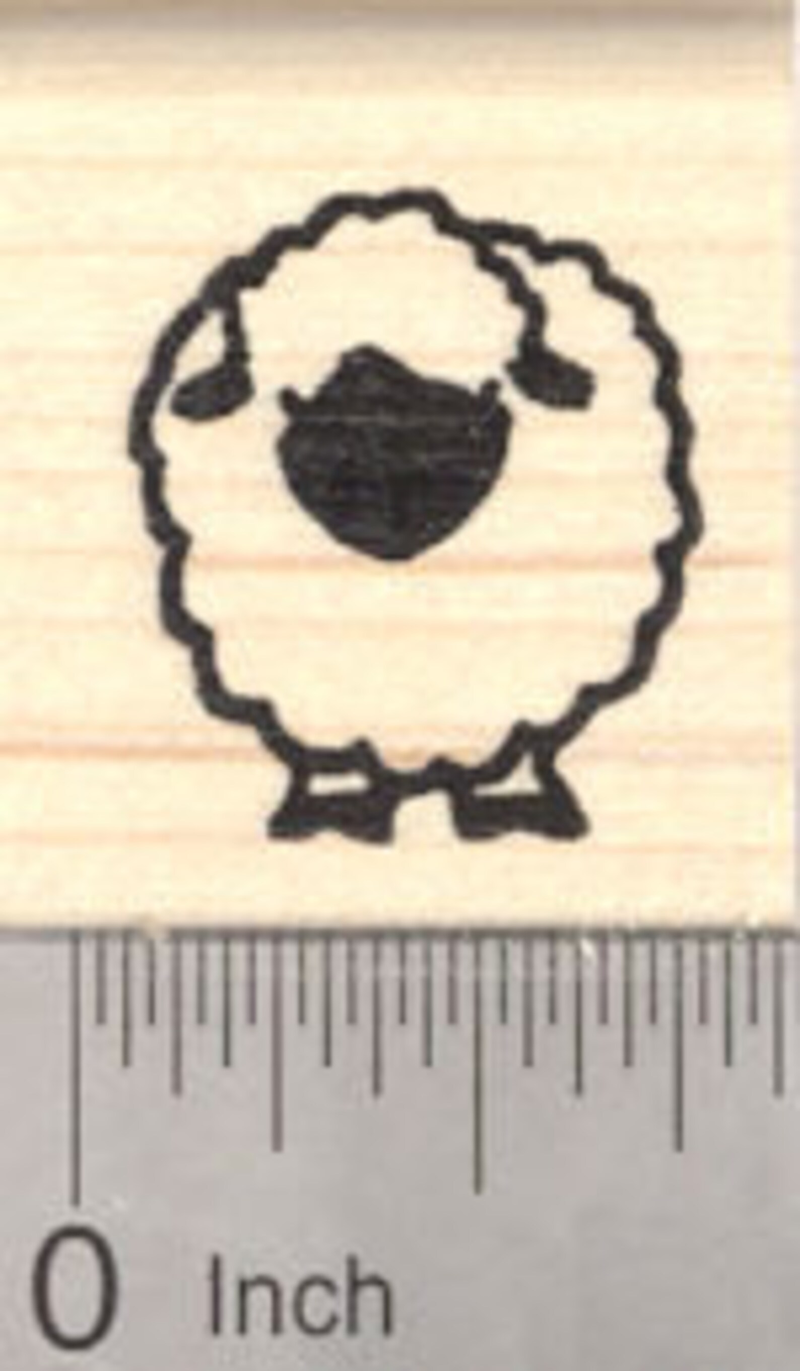 Valais Blacknose Sheep Rubber Stamp Small A26810 Wood Mounted - Etsy