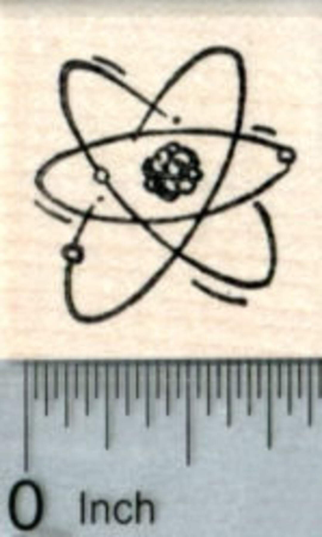 Atom Rubber Stamp, Chemistry Science Series A32319 Wood Mounted - Etsy