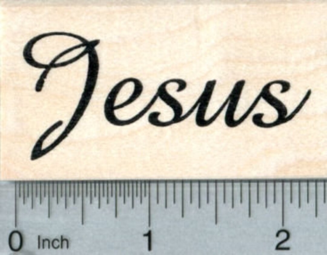 Jesus Rubber Stamp, Christian Faith Series G32512 Wood Mounted - Etsy