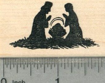 Christmas Nativity Rubber Stamp - Etsy