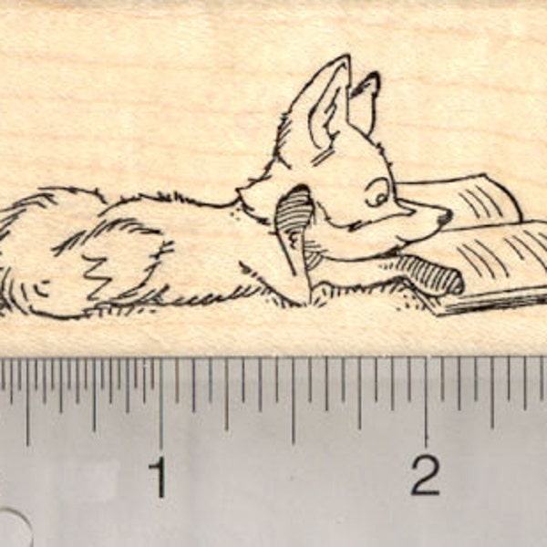 Fox Rubber Stamp - Etsy