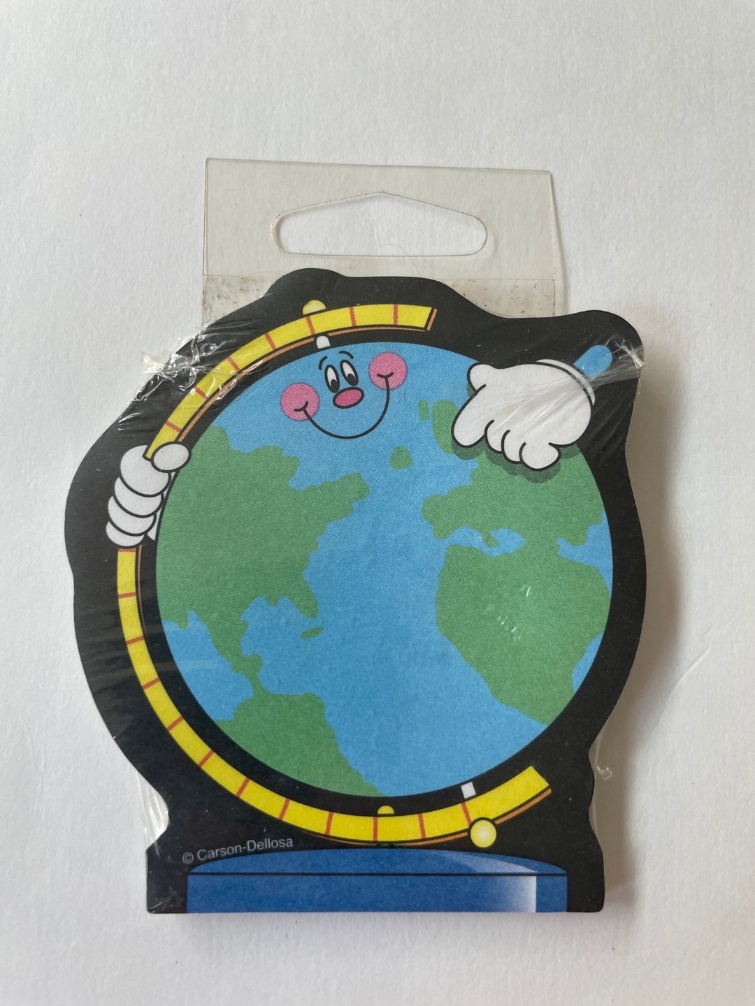 Vintage Carson-dellosa Publishing Globe Notelet 35 Sheets Stik-withit ...