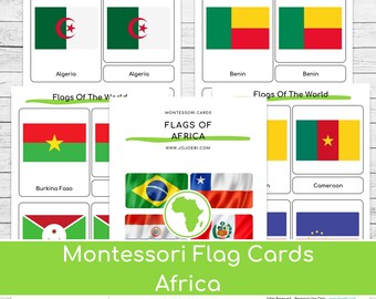 Montessori Flags of Oceania Nomenclature Cards & Puzzle Maps | Etsy