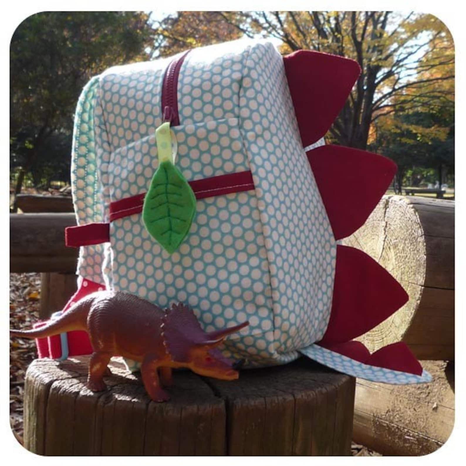Dinosaur Back Pack PDF Sewing Pattern dinosaur bag kids | Etsy