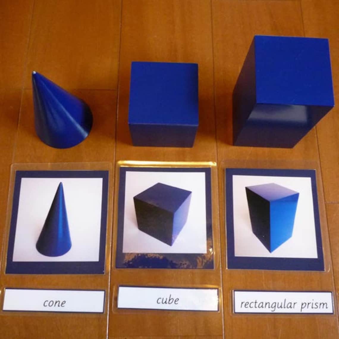 Montessori Geometric Solids 3-part Cards (PDF) and Activities - Etsy