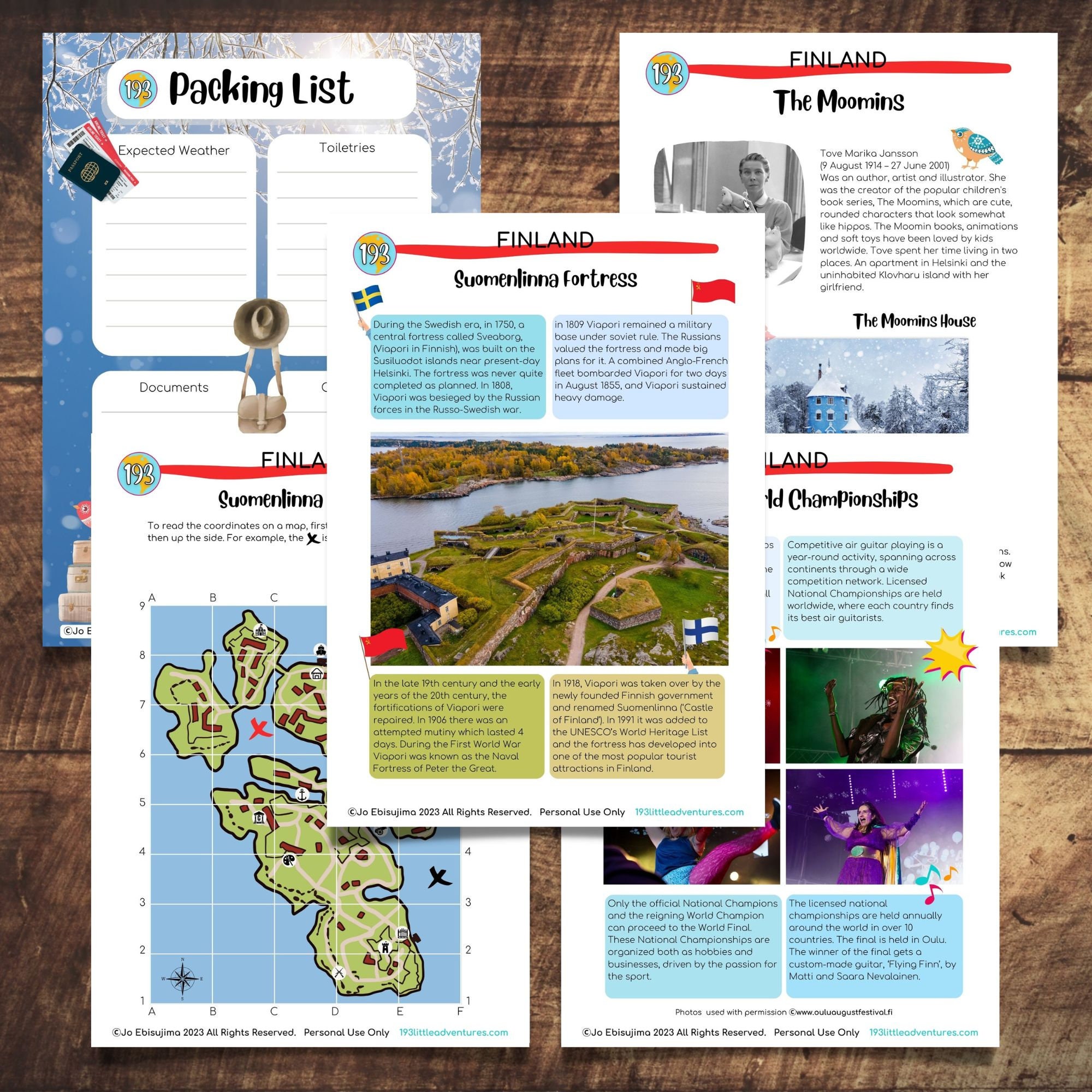 FINLAND 193 Little Adventures Pack - Printable Culture Packs for ...