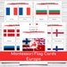 Montessori Flags of Europe Nomenclature Cards & Puzzle Maps | Three ...