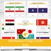 Montessori Flags of Asia Nomenclature Cards & Puzzle Maps | Three Part ...
