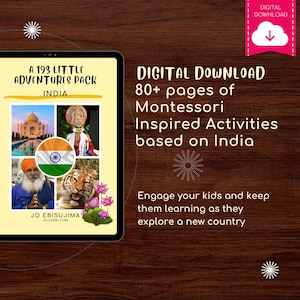 INDIA 193 Little Adventures Pack - Printable Culture Packs for Curious ...