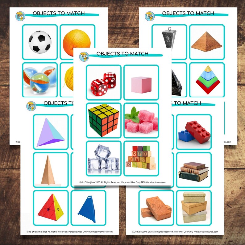 Montessori Geometric Solids 3-part Cards (PDF) and Activities - Etsy