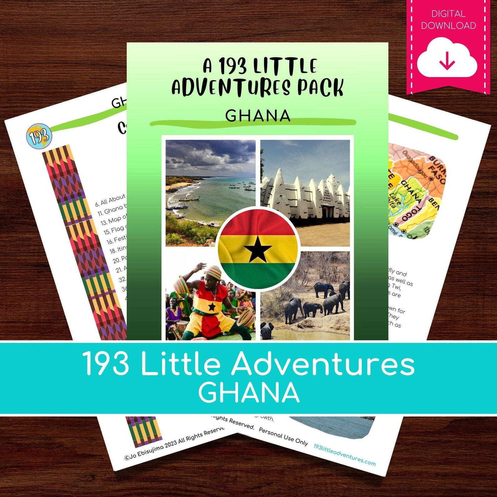 GHANA - 193 Little Adventures Pack - Printable Culture Packs for ...