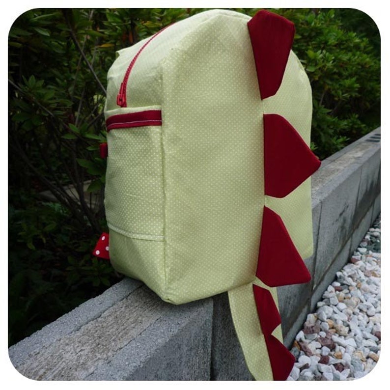 Dinosaur Back Pack PDF Sewing Pattern Dinosaur Bag, Kids Backpack, Kids ...