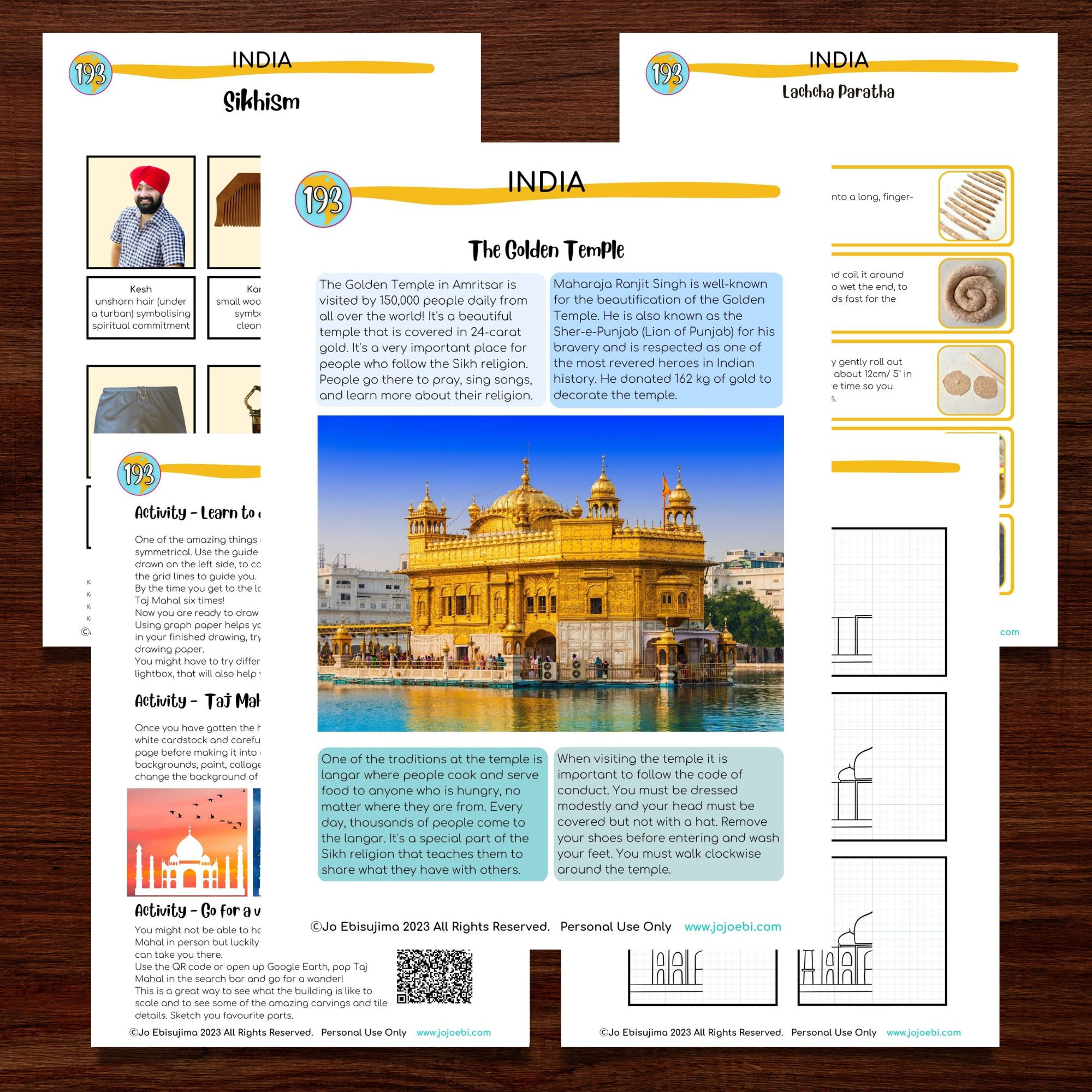INDIA 193 Little Adventures Pack - Printable Culture Packs for Curious ...