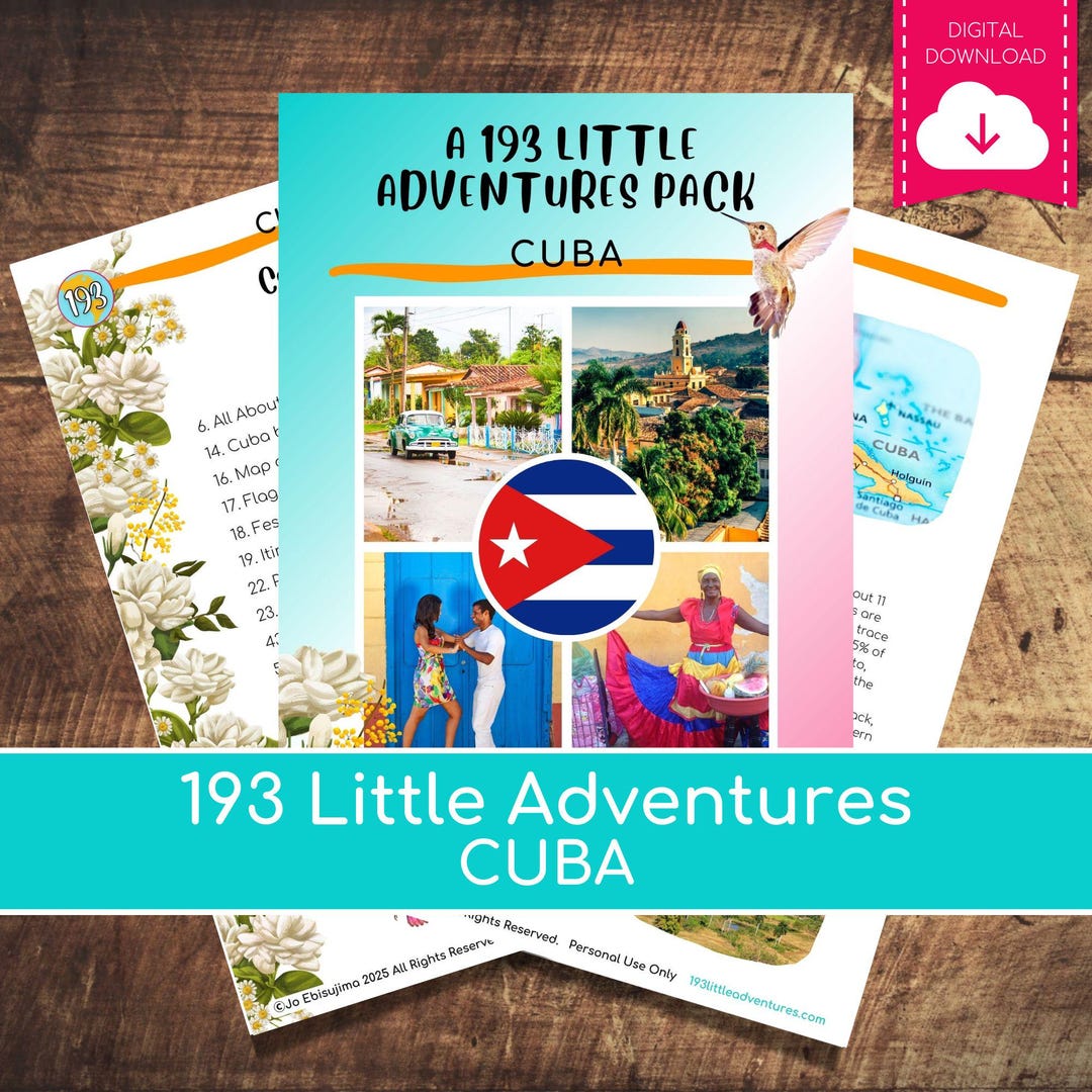 CUBA - a 193 Little Adventures Pack - Printable Culture Packs for ...