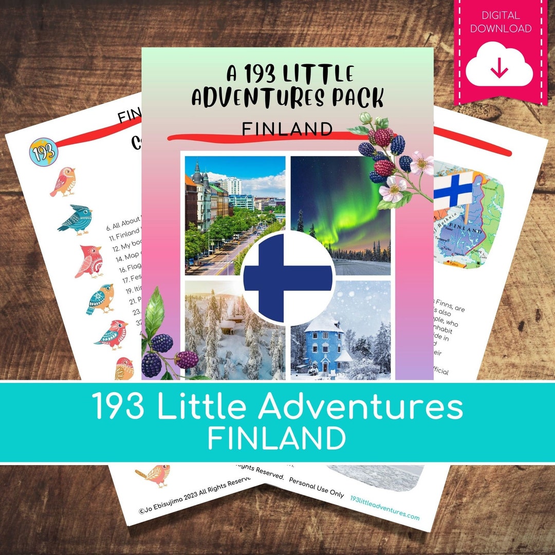 FINLAND 193 Little Adventures Pack - Printable Culture Packs for ...