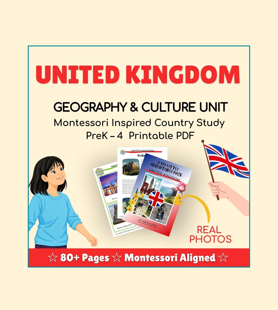 UK 193 Little Adventures Pack - Printable Culture Packs for Curious ...