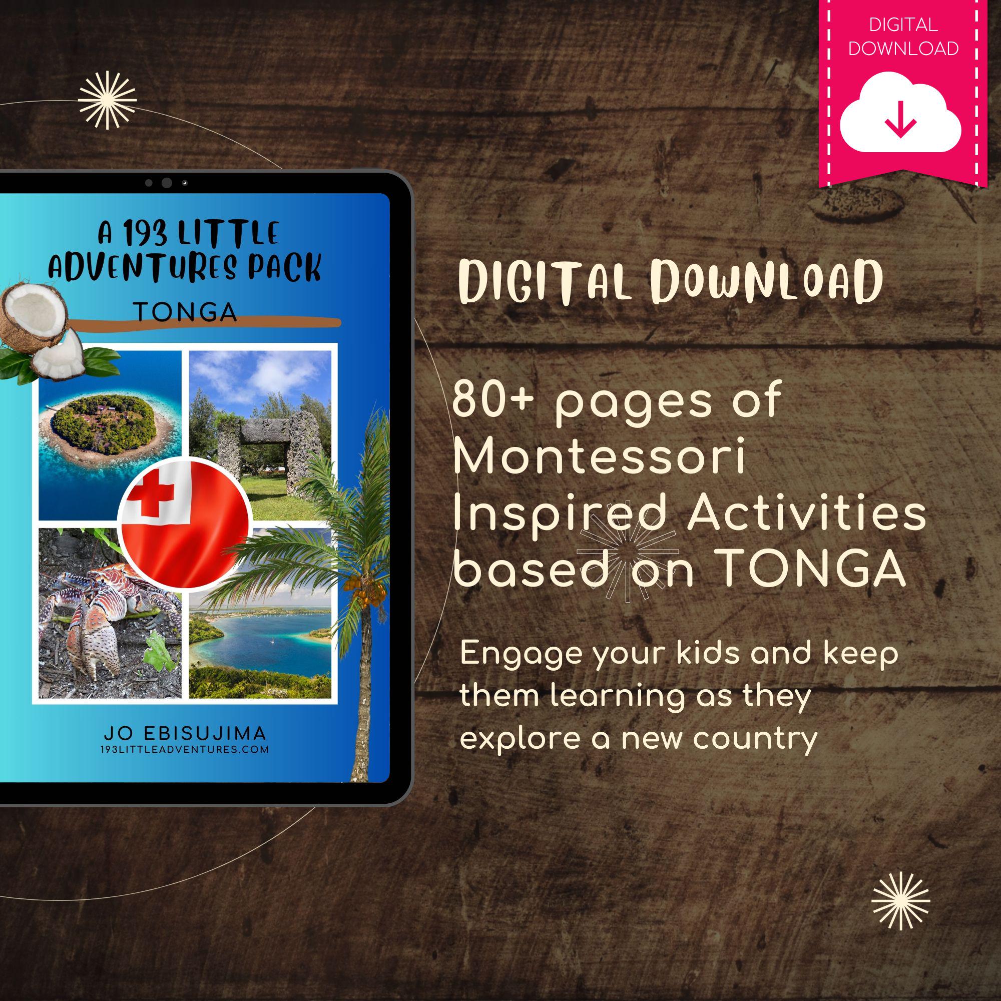 TONGA - a 193 Little Adventures Pack - Printable Culture Packs for ...