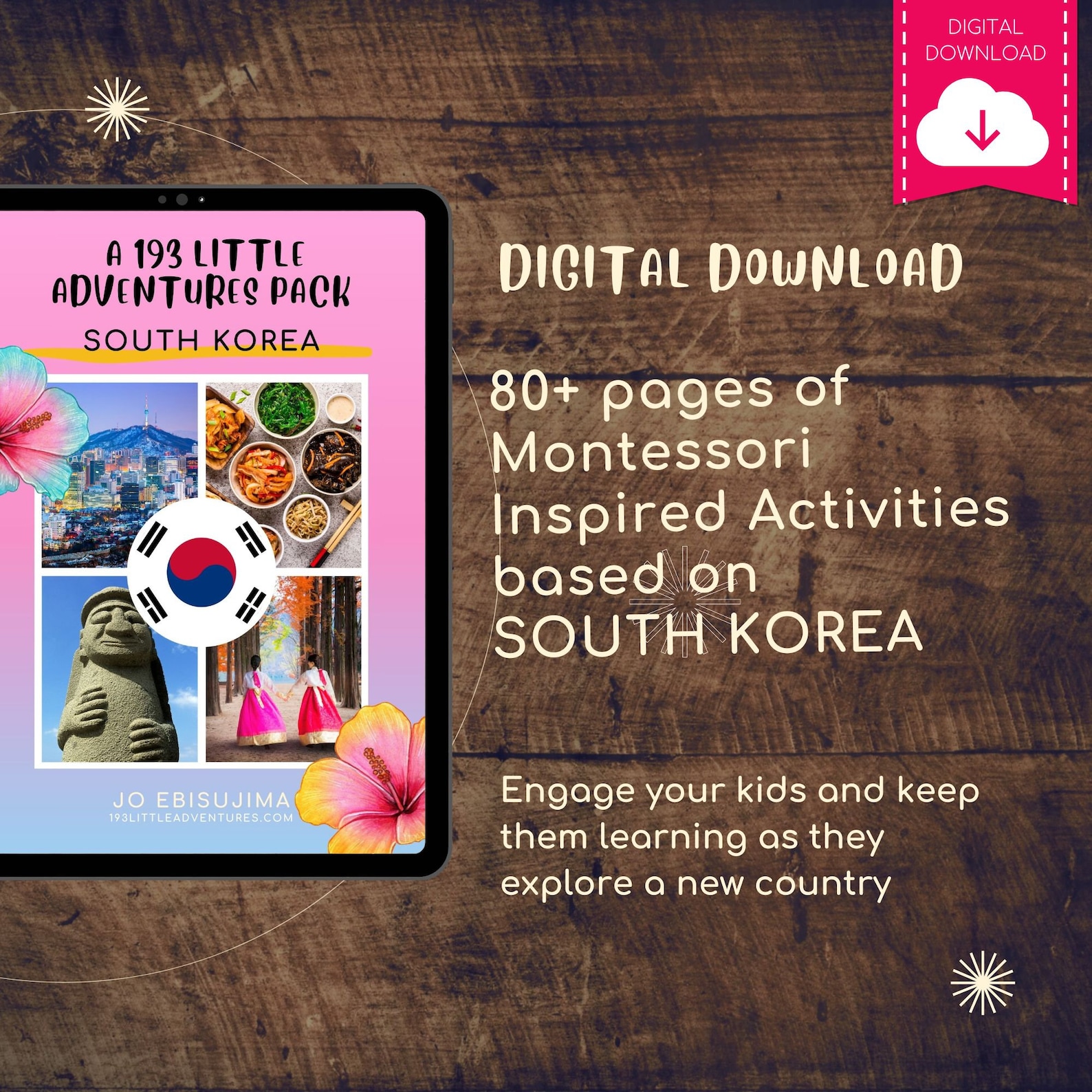 SOUTH KOREA a 193 Little Adventures Pack - Printable Culture Packs for ...