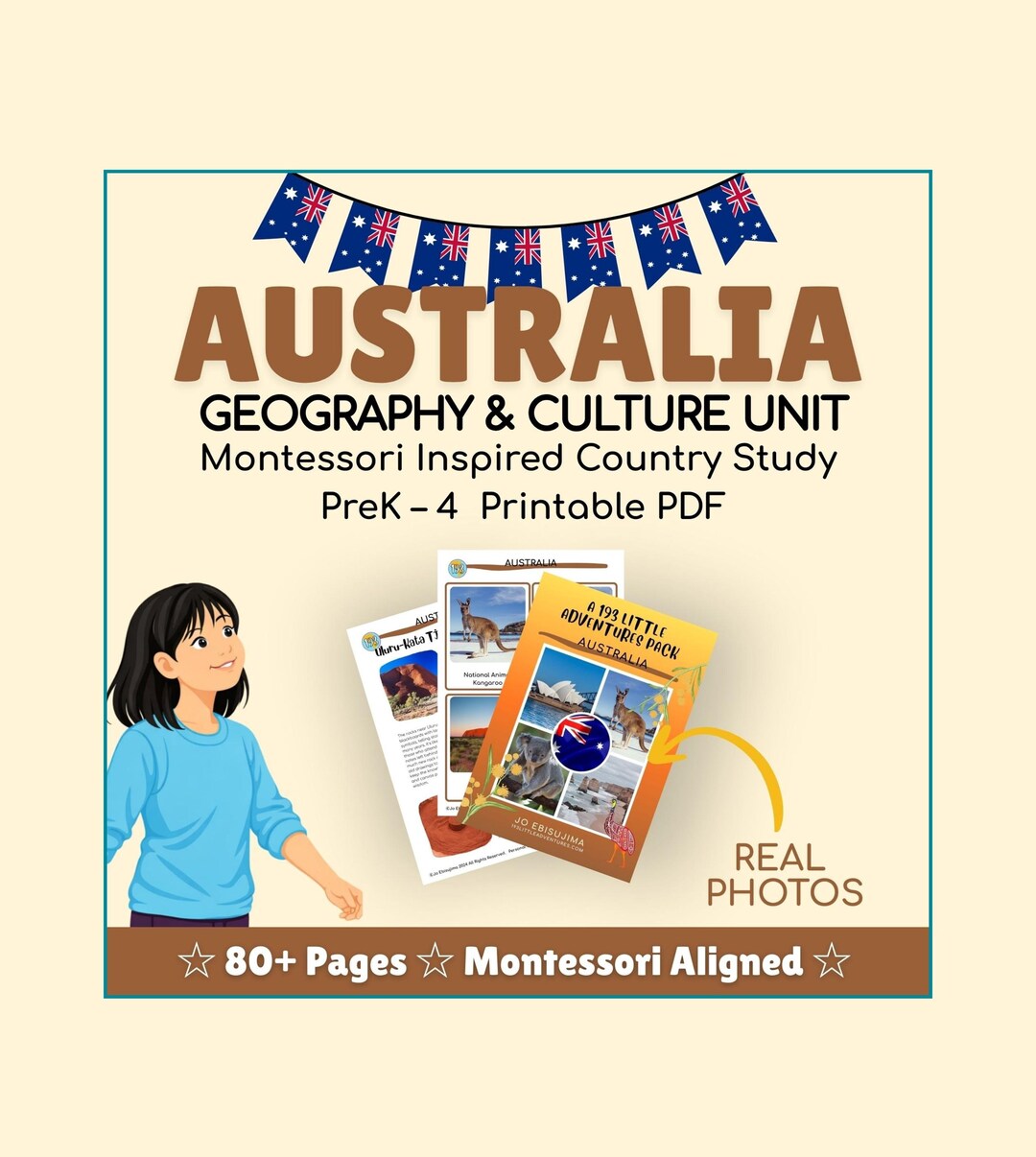 AUSTRALIA a 193 Little Adventures Pack - Printable Culture Packs for ...