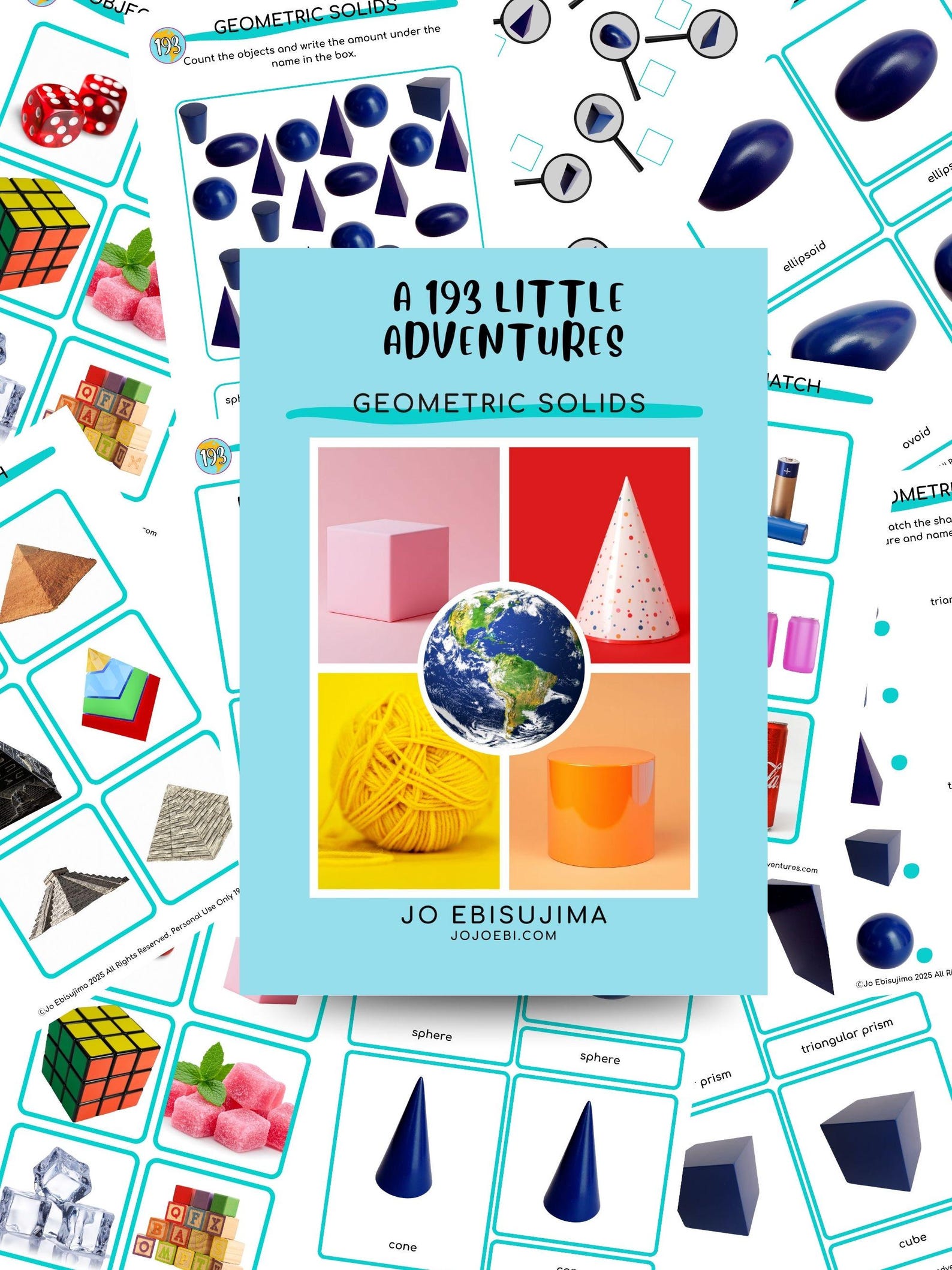 Montessori Geometric Solids 3-part Cards (PDF) and Activities - Etsy