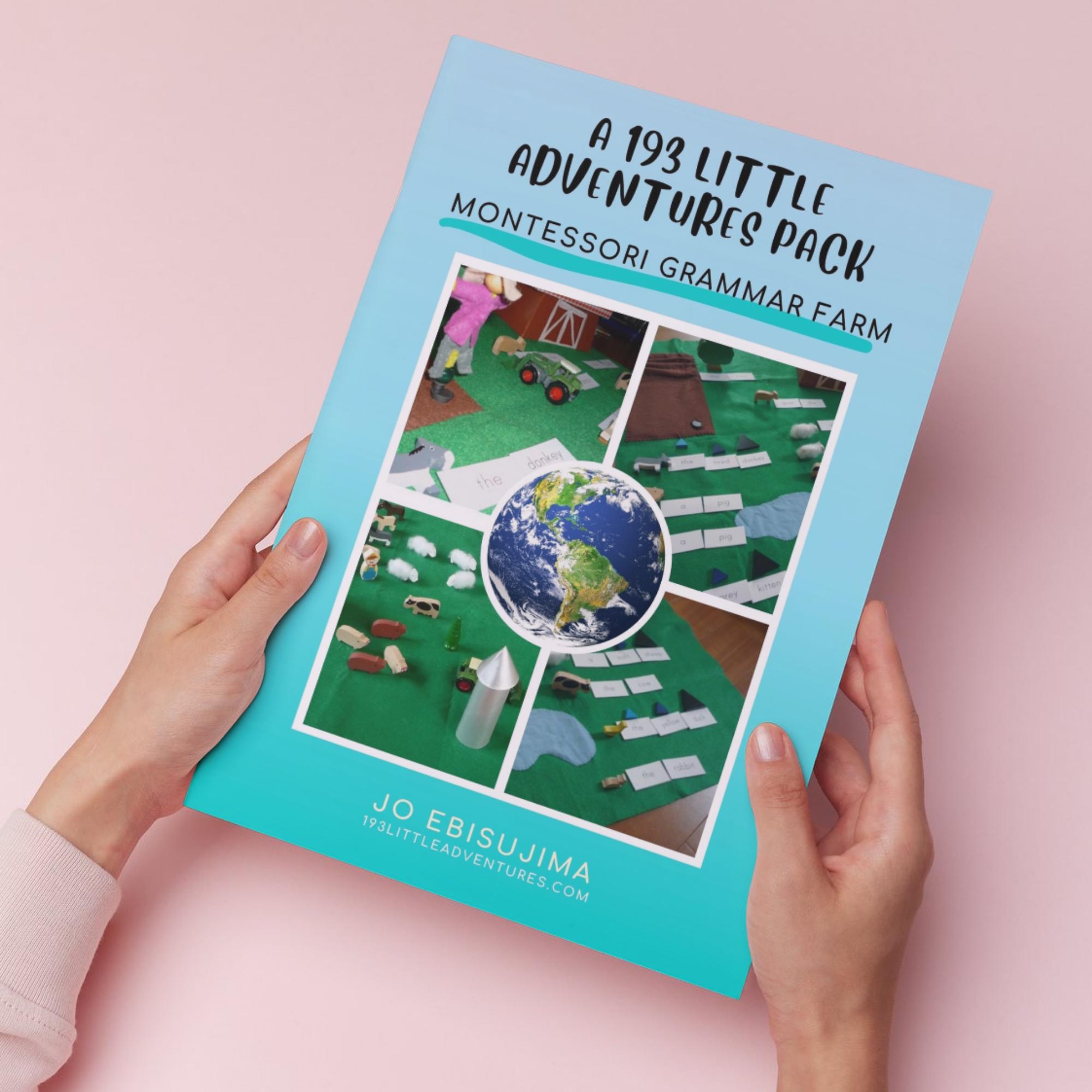 Montessori Grammar Farm Printable | Grammar Symbols, Word Cards, 3-part ...