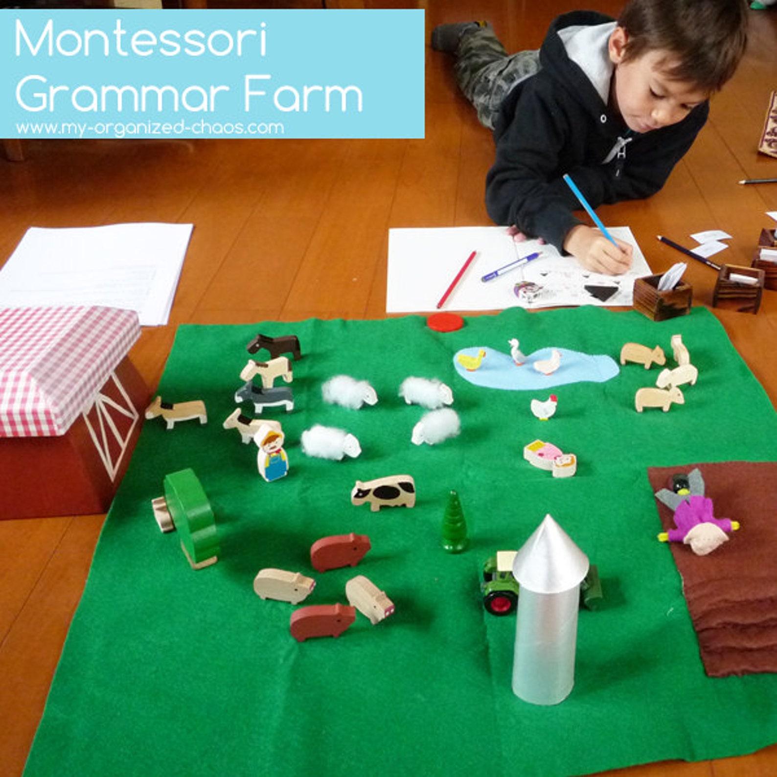 Montessori Grammar - Naming the Farm PDF | Montessori Printable ...