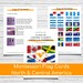 Montessori Flags of North America Nomenclature Cards & Puzzle Maps ...