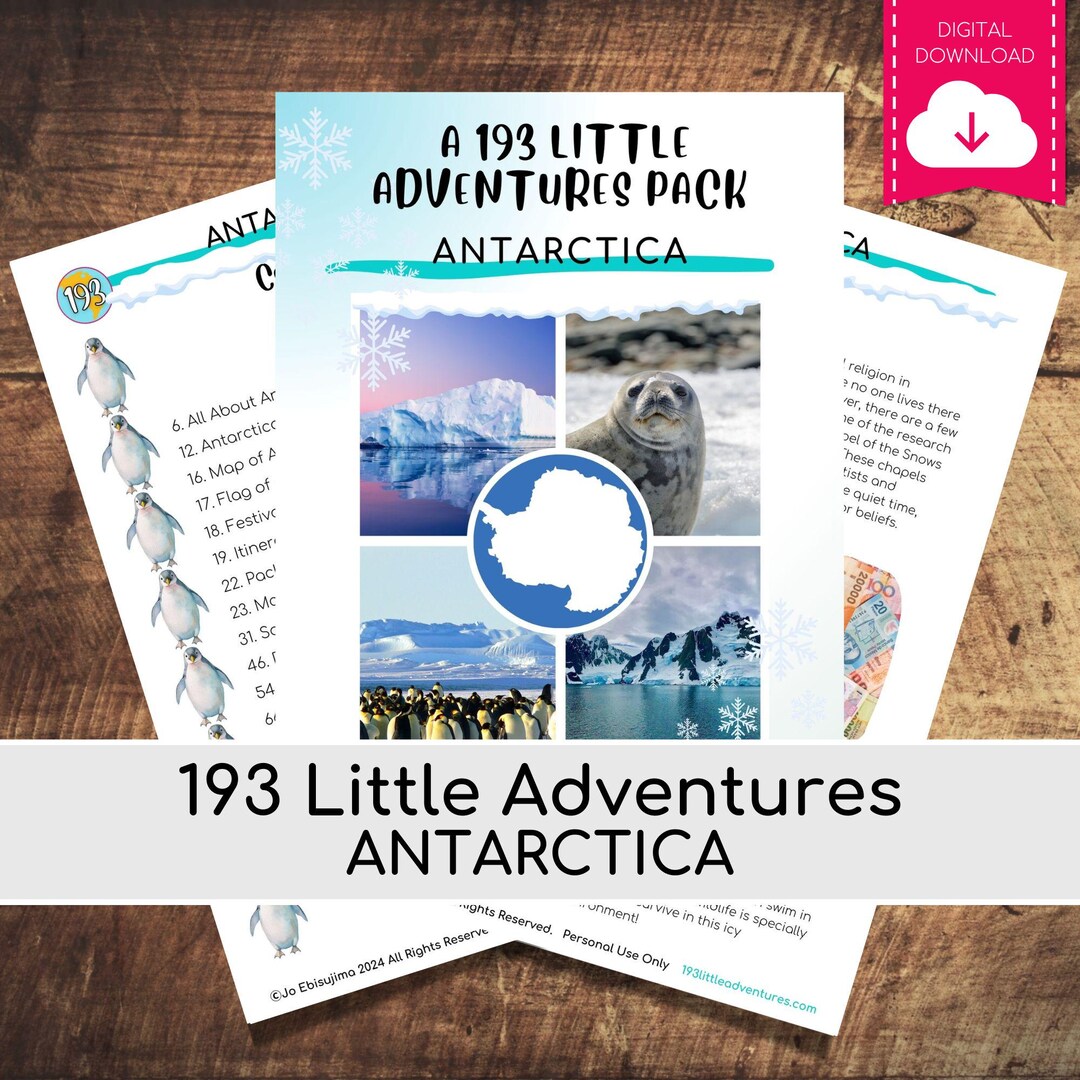 ANTARCTICA a 193 Little Adventures Pack - Printable Culture Packs for ...