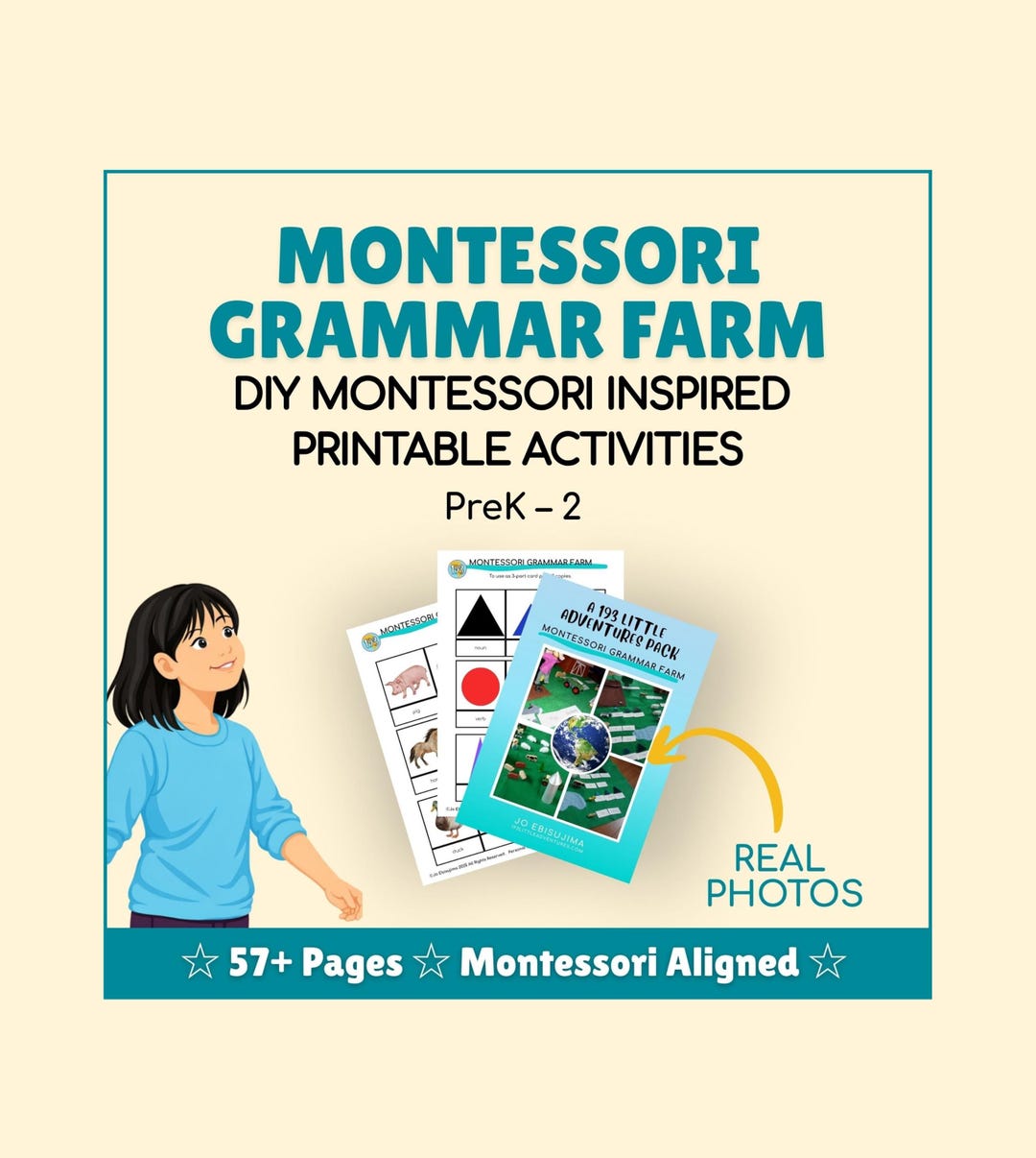Montessori Grammar Farm: Naming Activity Cards (PDF) - Etsy