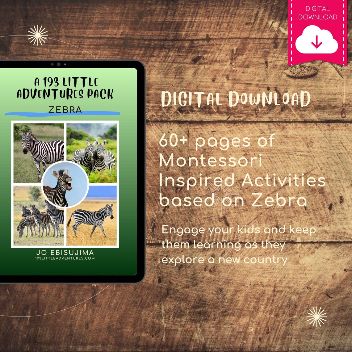 ZEBRA. 193 Little Adventures Pack - Printable Culture Packs for Curious ...