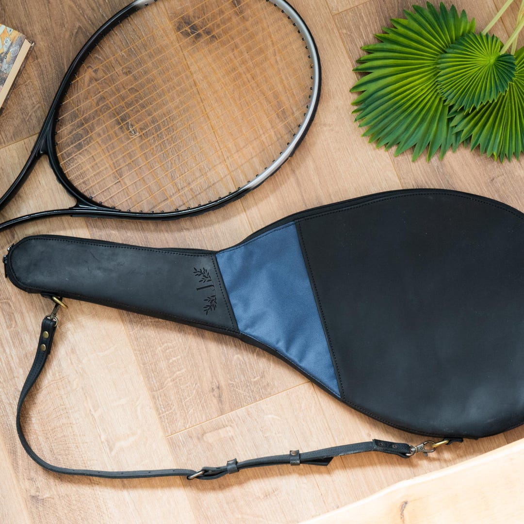 Tennis Racket Cover, Custom Tennis Racket Cover, Leather Tennis Bag ...