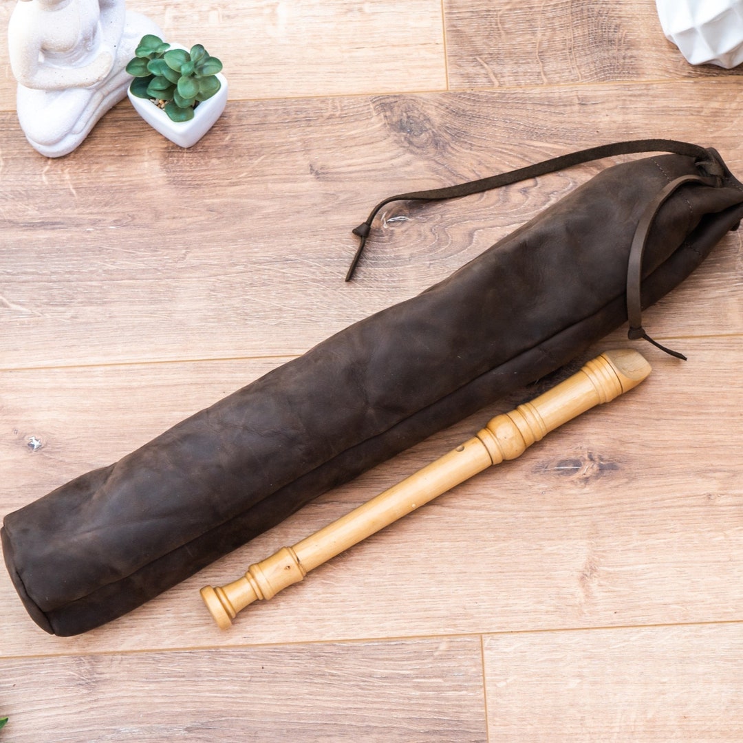 Leather Recorder Case, Recorder Bags, Leather Flute Bag, Leather Flute ...