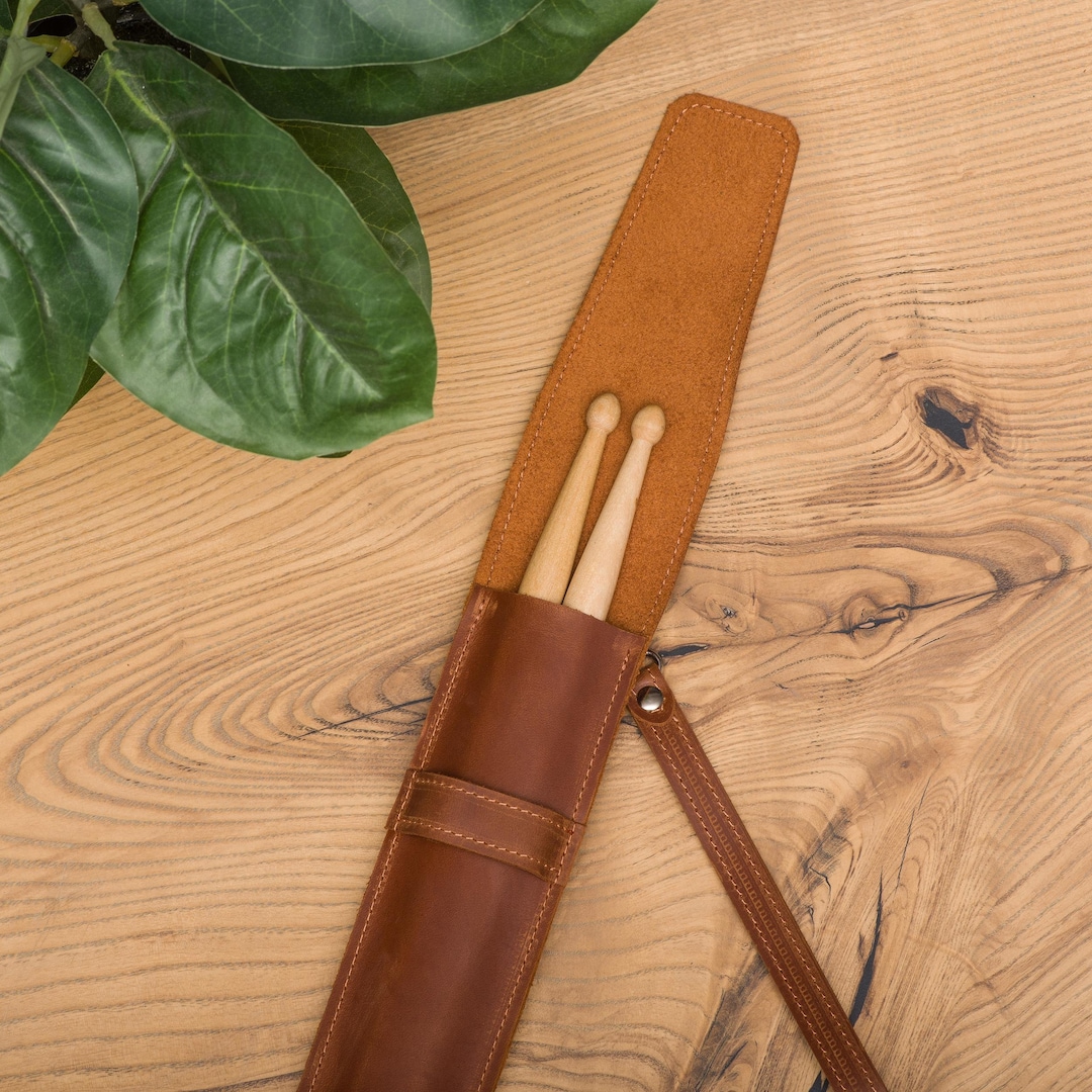 Leather Drumstick Holder, Leather Drumstick Case Customize, Leather ...