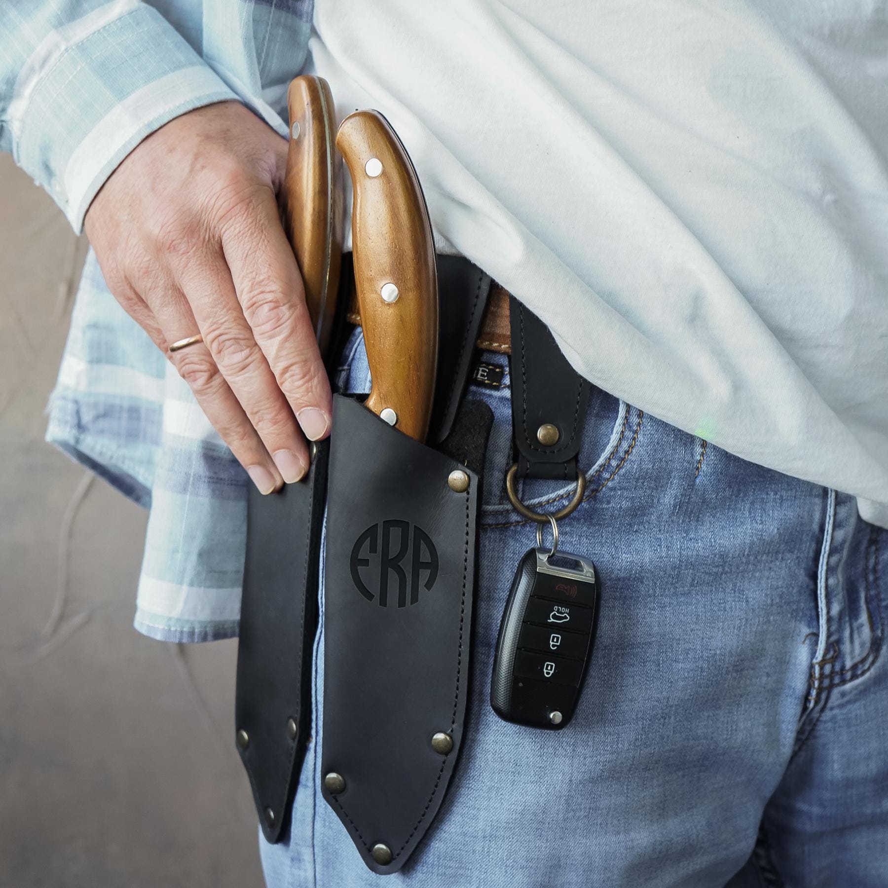 Leather Knife Sheath Belt, Knife Belt Sheath, Knife Belt Holder,leather ...