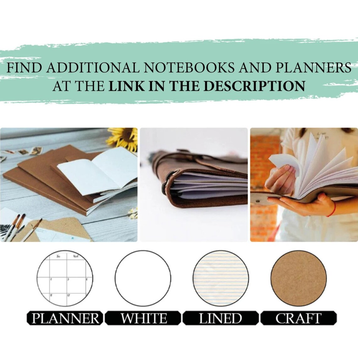 Leather Notebook Cover, Leather Book Cover A5, Notebook Cover ...