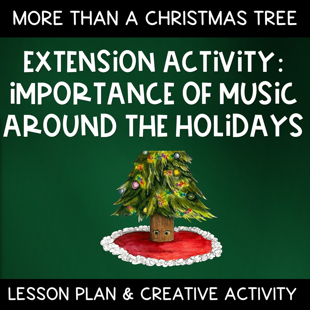 More Than A Christmas Tree Book Lesson and Activity: Importance of ...