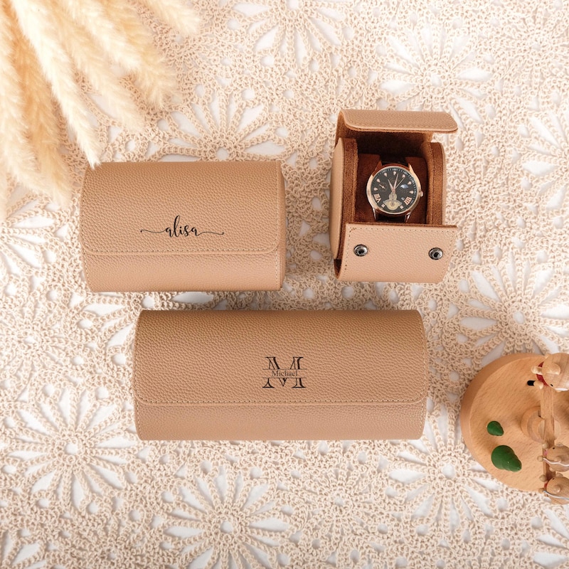 Leather Watch Case Female - Etsy