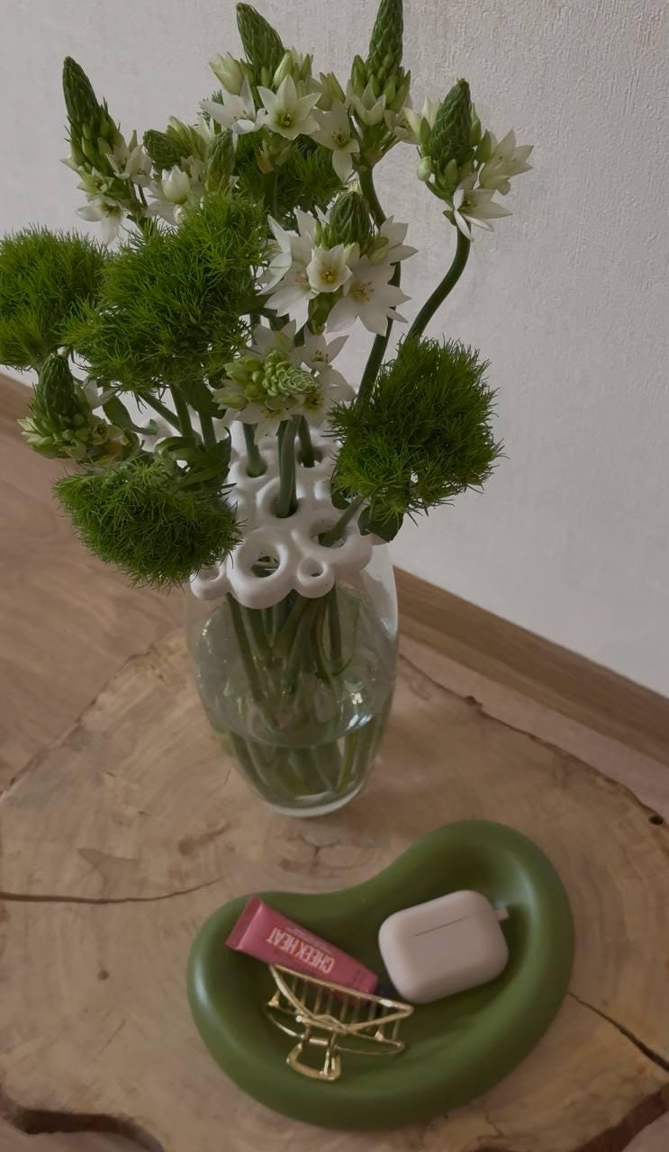 Flower Frog, Flower Frog for Flower Arranging, Clay Flower Frog ...