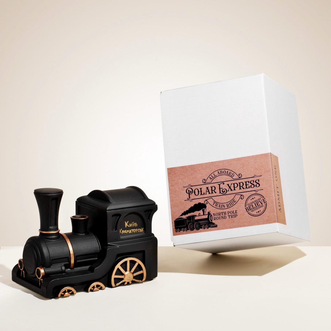 Personalized Polar Express Christmas Train Set With Candles - Unique ...