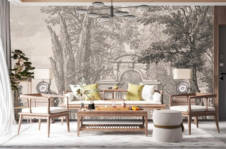 Ethereal Dreams Misty European Wallpaper, Vintage Peel and Stick ...