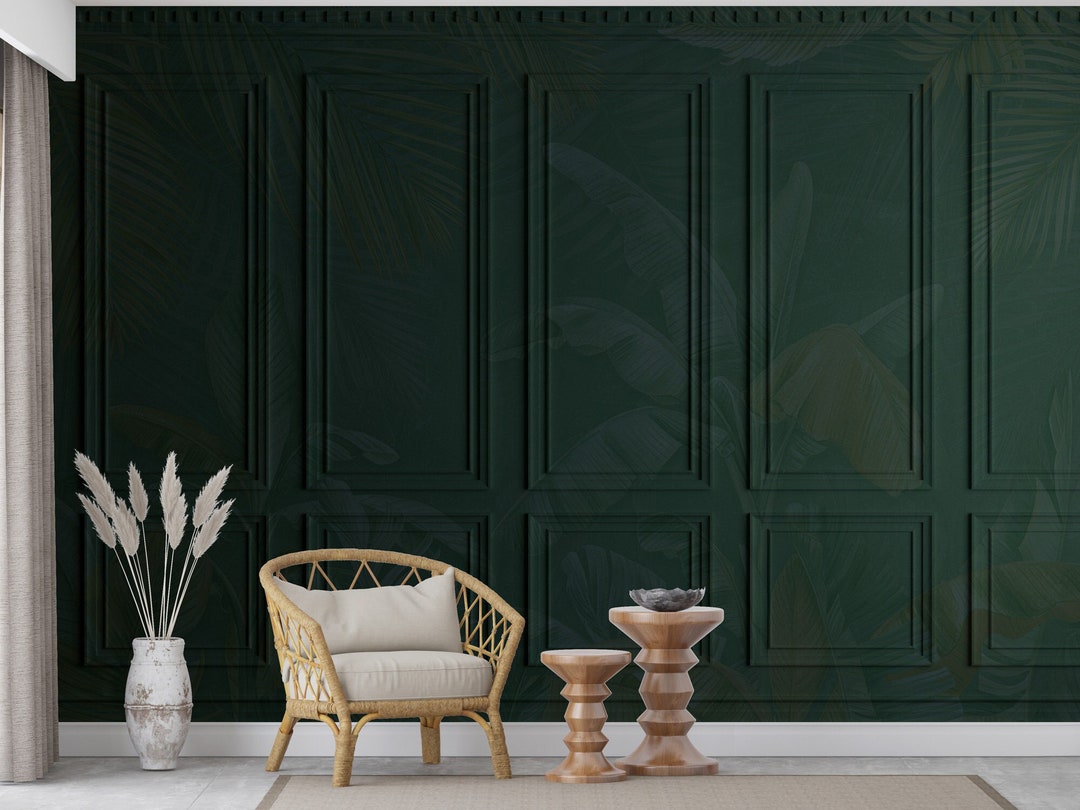 Vintage Wood Panel Wallpaper, Classic Wood Wall Mural, Stave Pattern ...