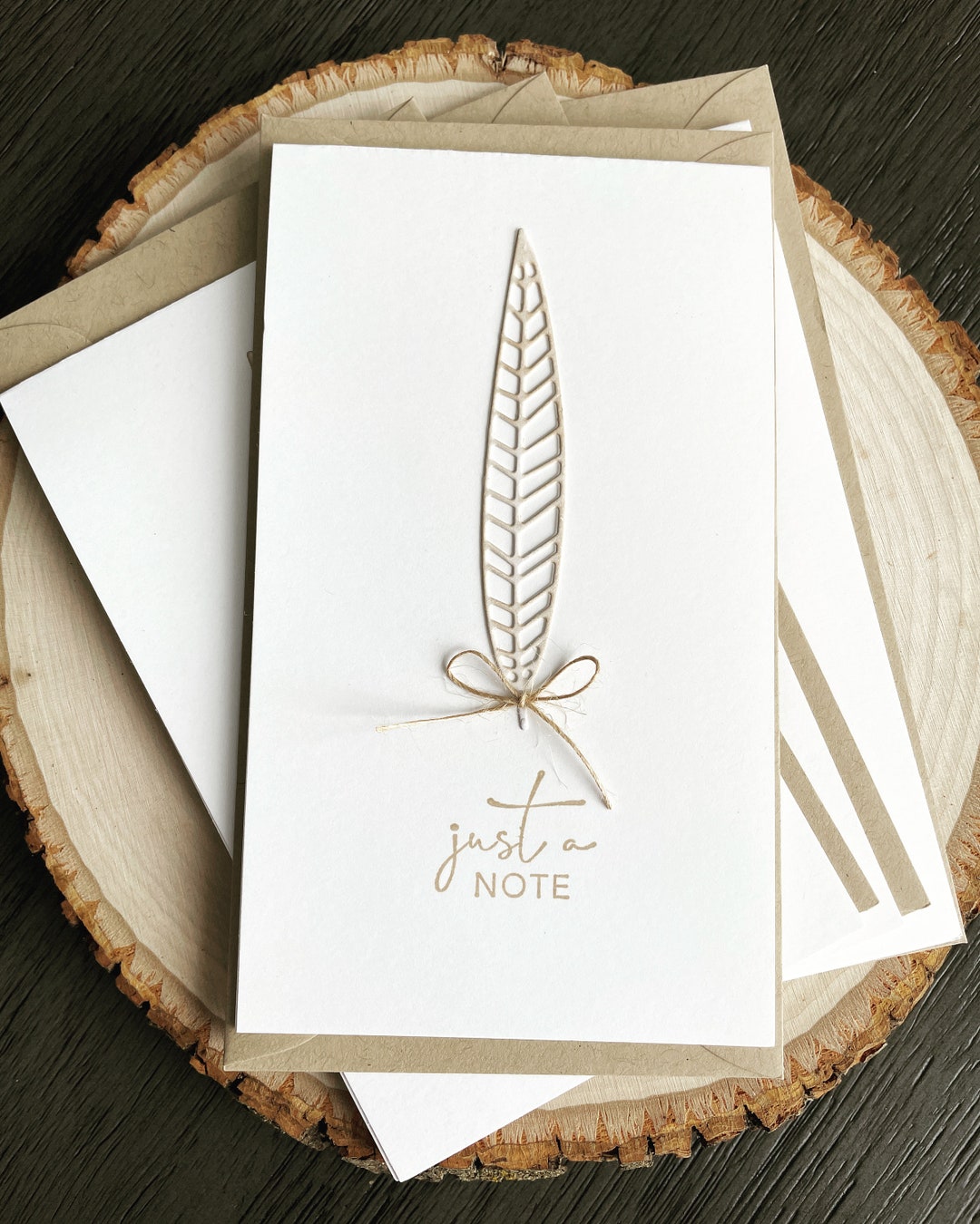 Handmade Note Cards - Blank Inside - Set of 4 - Etsy