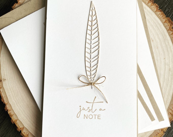 Handmade Note Cards - Blank Inside - Set of 4 - Etsy