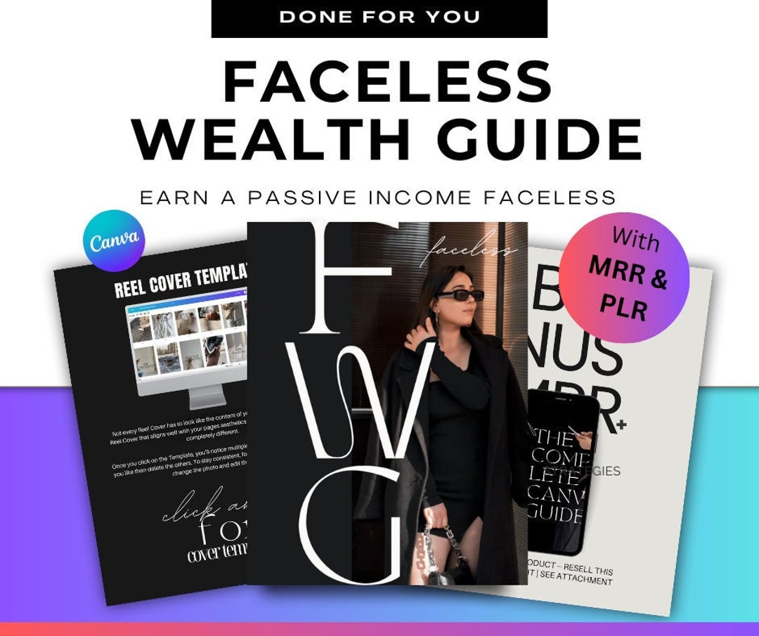 Faceless Wealth Guide With Master Resell Rights Faceless Digital Marketing A Guide to Instagram ...