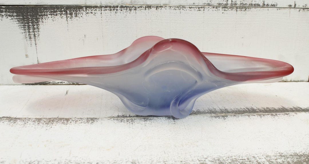 Venetian Art Glass "balboa" Console Bowl - Etsy