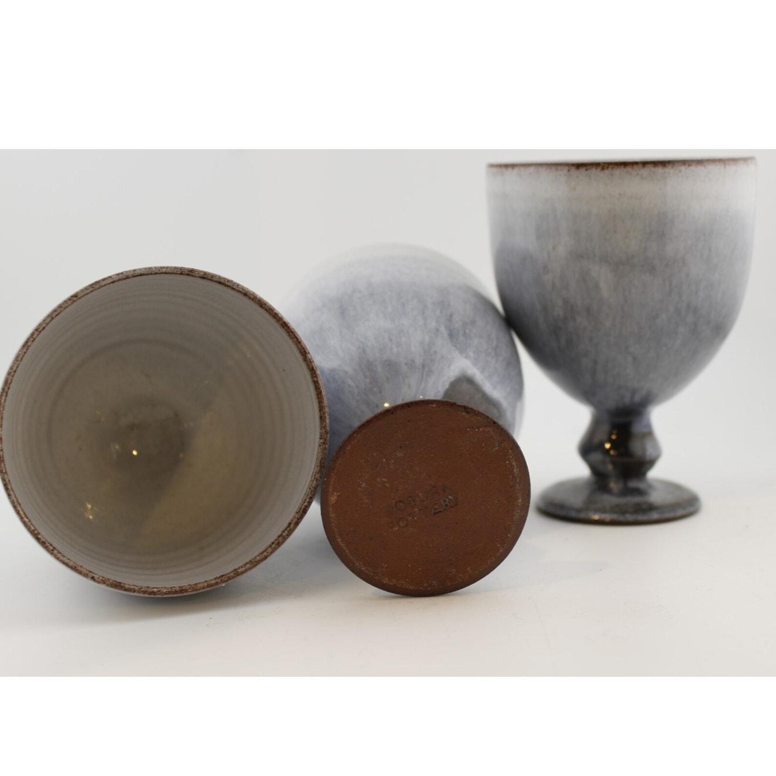 Woburn Pottery Goblets Set of 3 - Etsy