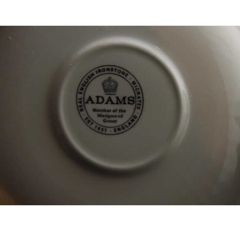 Adams English Ironstone Set of 2 Cups and Saucers - Etsy