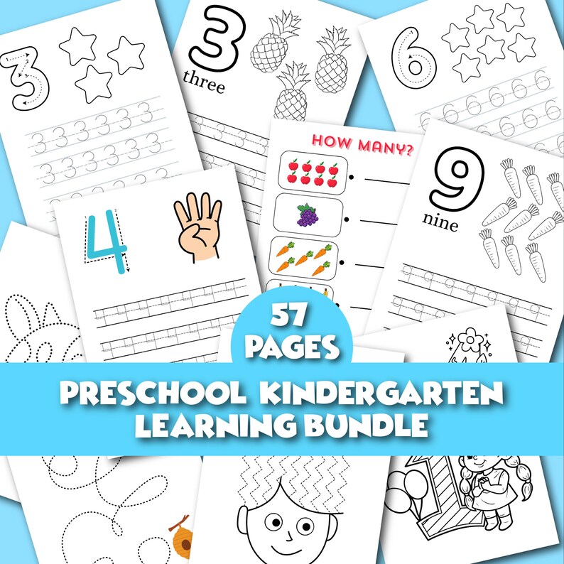 Prek Numbers Activity Pre-kindergarten Activities Printable Preschool ...